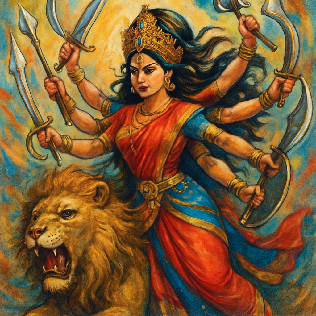 10+ Stunning Artistic Durga Maa Drawings – Free PDF & Images