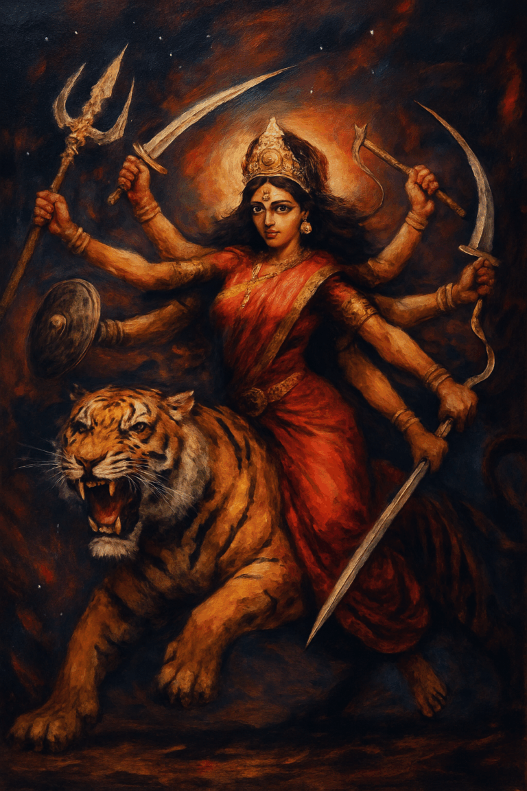 10+ Stunning Artistic Durga Maa Drawings – Free PDF & Images