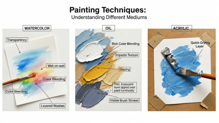 Best Art Techniques for Beginners: 7 Essential Methods