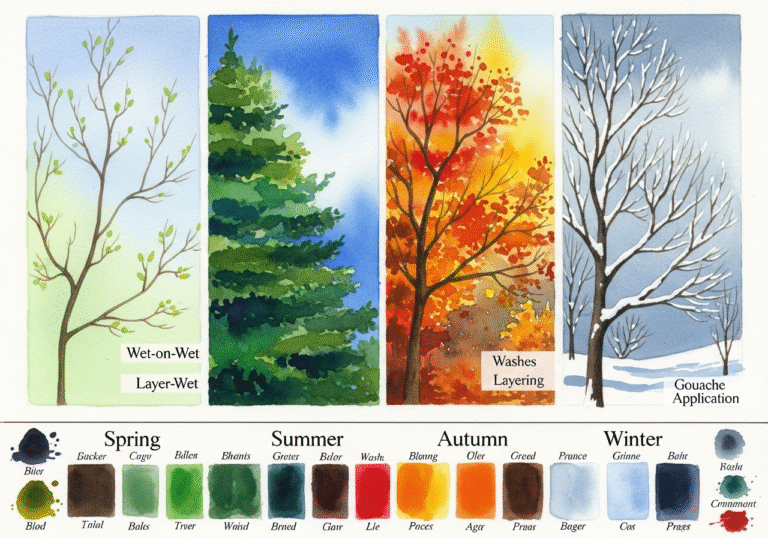 #1 Best Watercolor Landscape Painting - Guide & Tips
