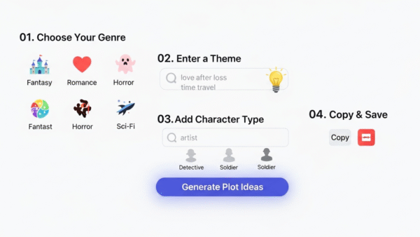 100% Free Plot Idea Generator | No Login Require